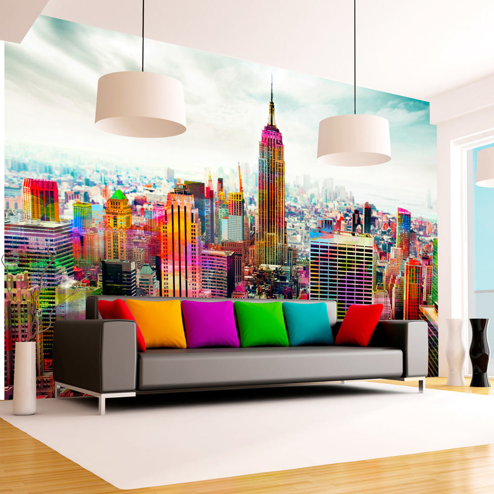 East Urban Home Colours of New York City 13'' L x 110" W Wall Mural ...
