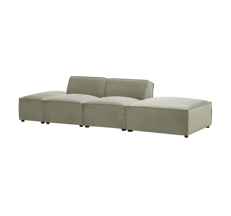 Ebern Designs Rolandus 4 Seater Velvet Sofa | Wayfair.co.uk
