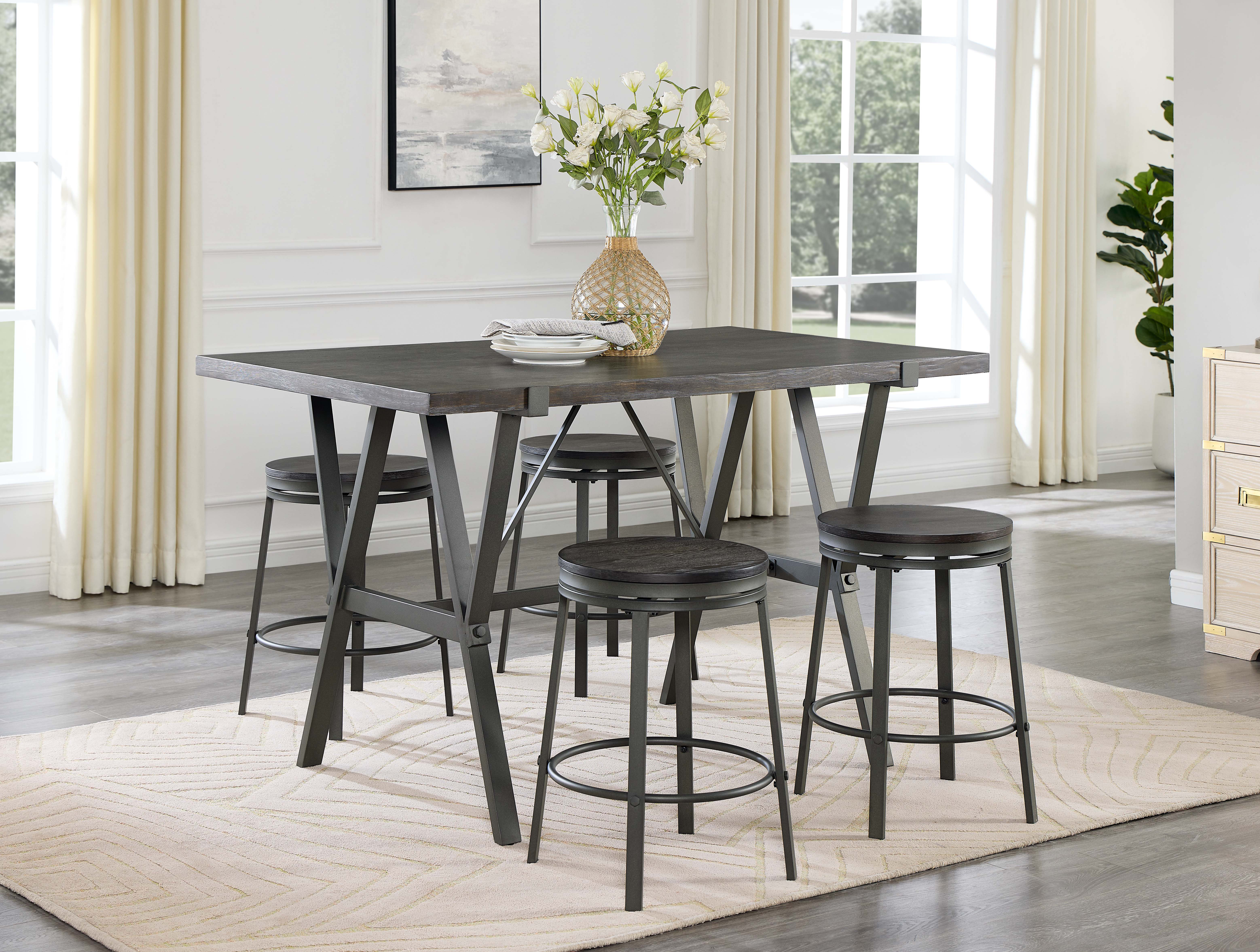 Williston Forge Johntae Rectangular 36'' L x 60'' W Dining Set | Wayfair