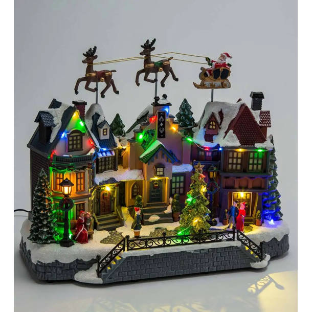 Brite Ideas Santa in Chimney LED Light & Reviews | Wayfair