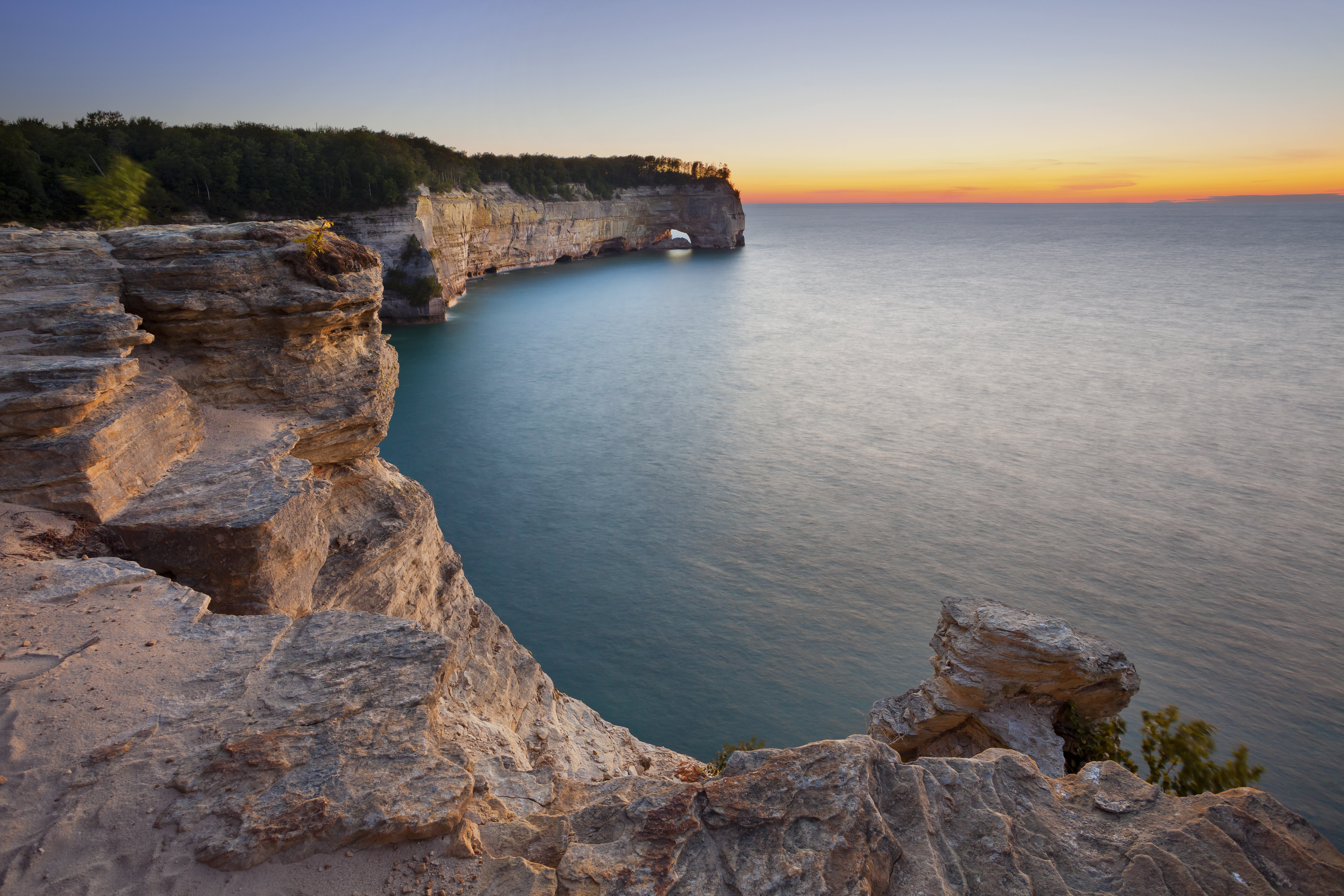 Dovecove Sunset in Michigan by Rudybalasko - Wrapped Canvas Photograph ...