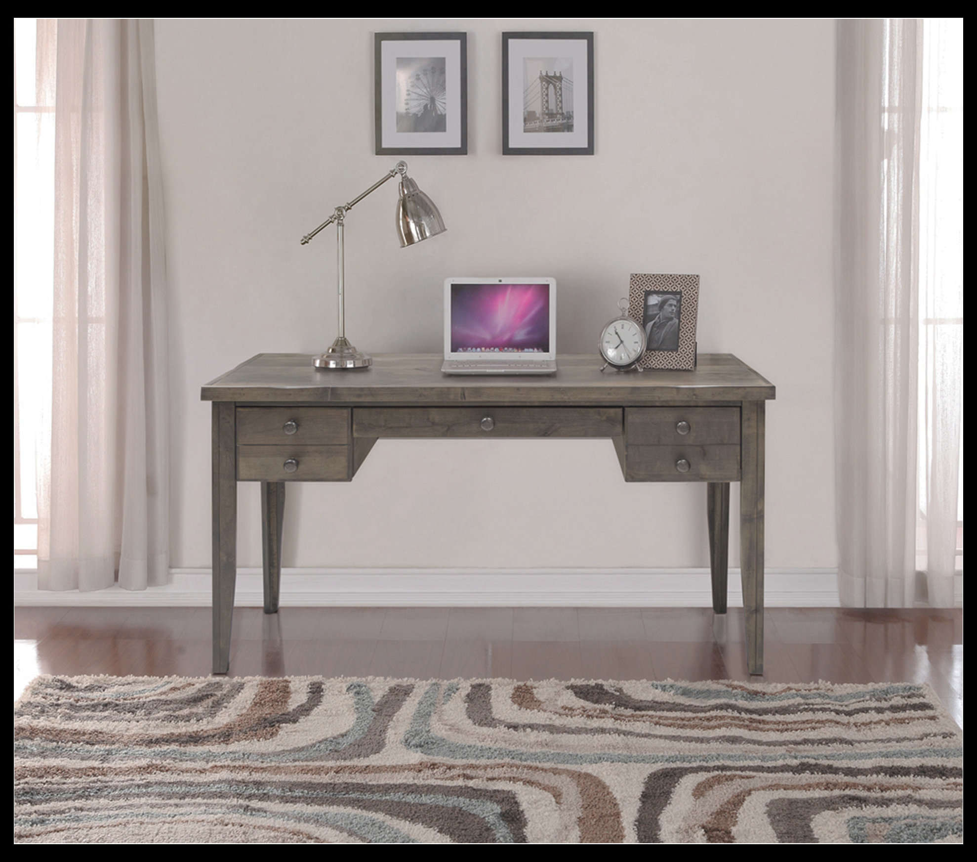 August Grove® Congelosi 54'' W Rectangle Writing Desk | Wayfair