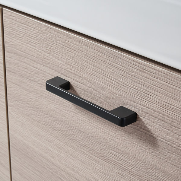 Ebern Designs Senuka 30" Danube Oak Farmhouse Free-standing 2-Doors & 1 ...