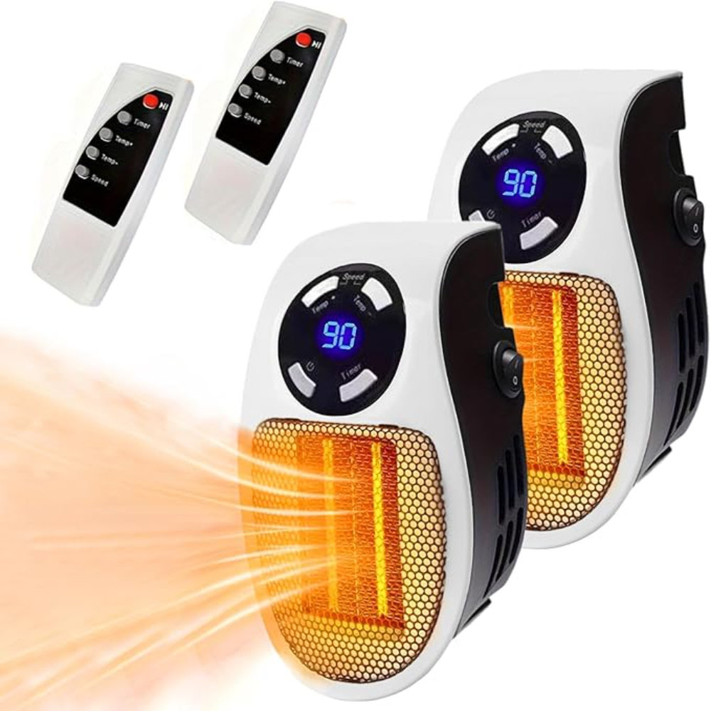 BUILTCO Heat Cyber Heater, Cyber Heater Plug In, 500W Small Heaters For ...