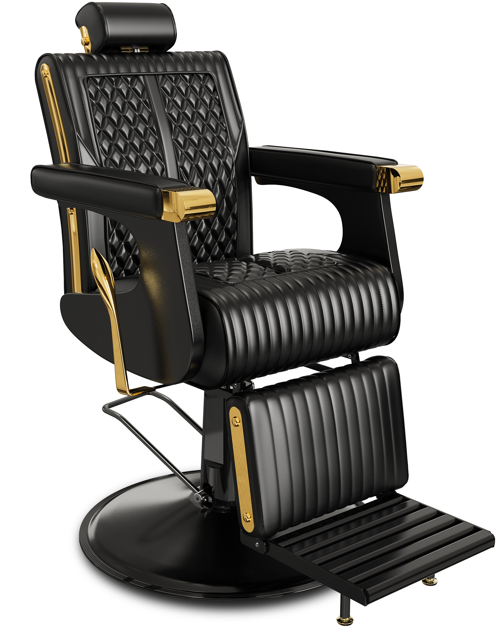 Inbox Zero House of Hampton® Professional Barber Chair, Comfortable ...