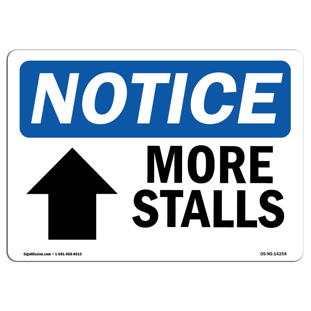 SignMission More Stalls up Arrow Sign | Wayfair