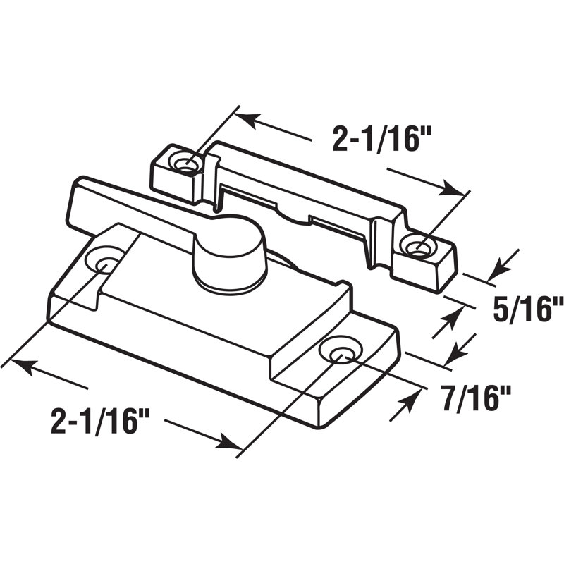 Prime-Line Window Sash Lock | Wayfair