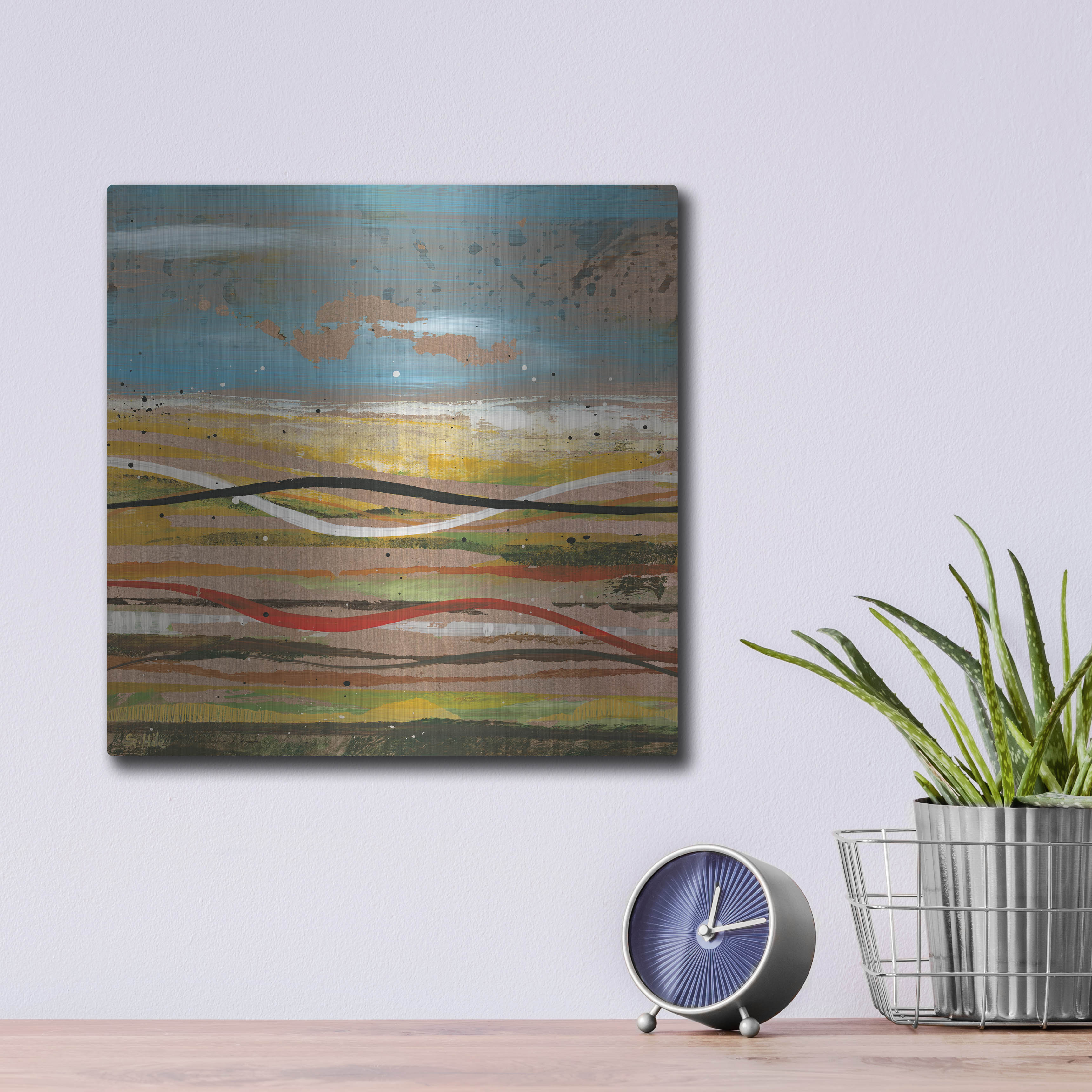 Wrought Studio™ 'High Plains 2' by Scott Hile, Metal Wall Art, | Wayfair