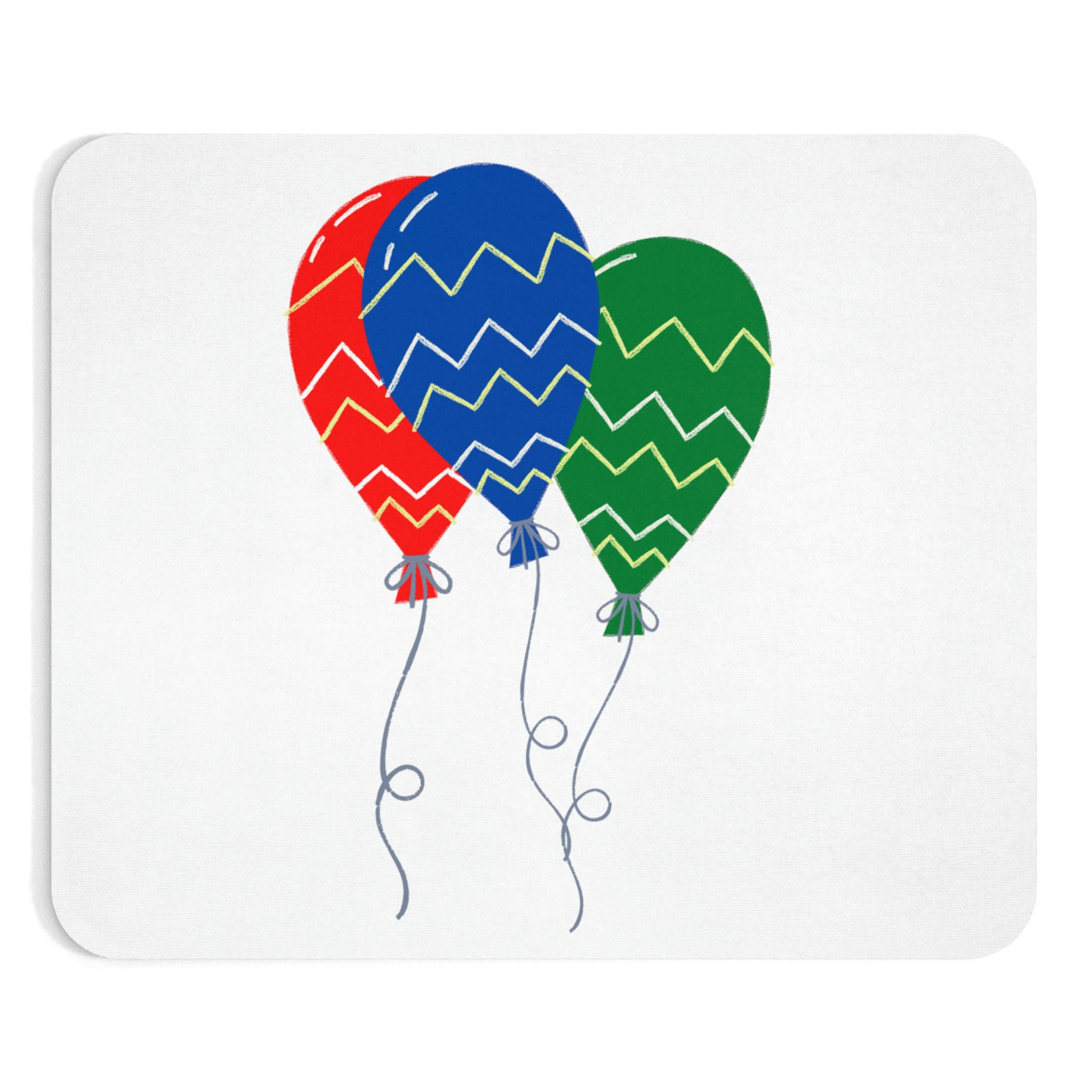 Latitude Run® Damean Set Of Balloons Mouse Pad (EU) | Wayfair