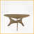 Corrigan Studio® Mid-Century Triangle Pecan Wood Coffee Table for ...