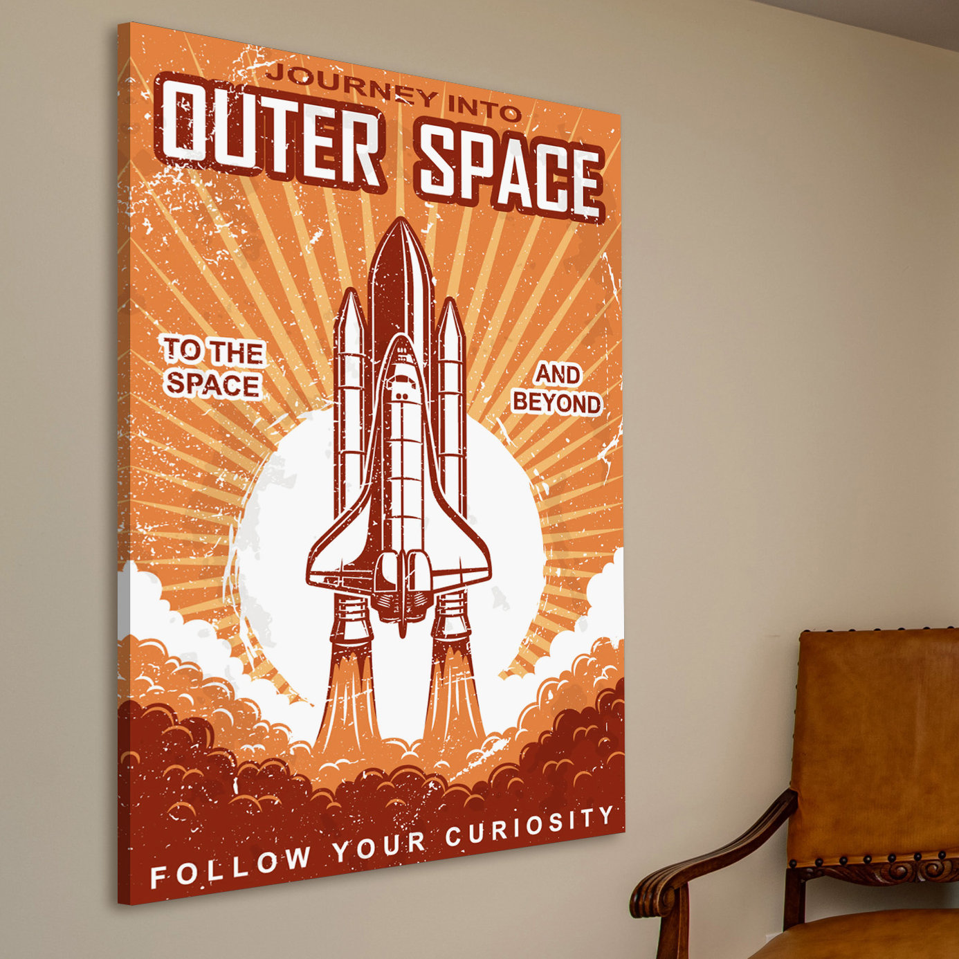 Marmont Hill "Outer Space" Print on Wrapped Canvas | Wayfair