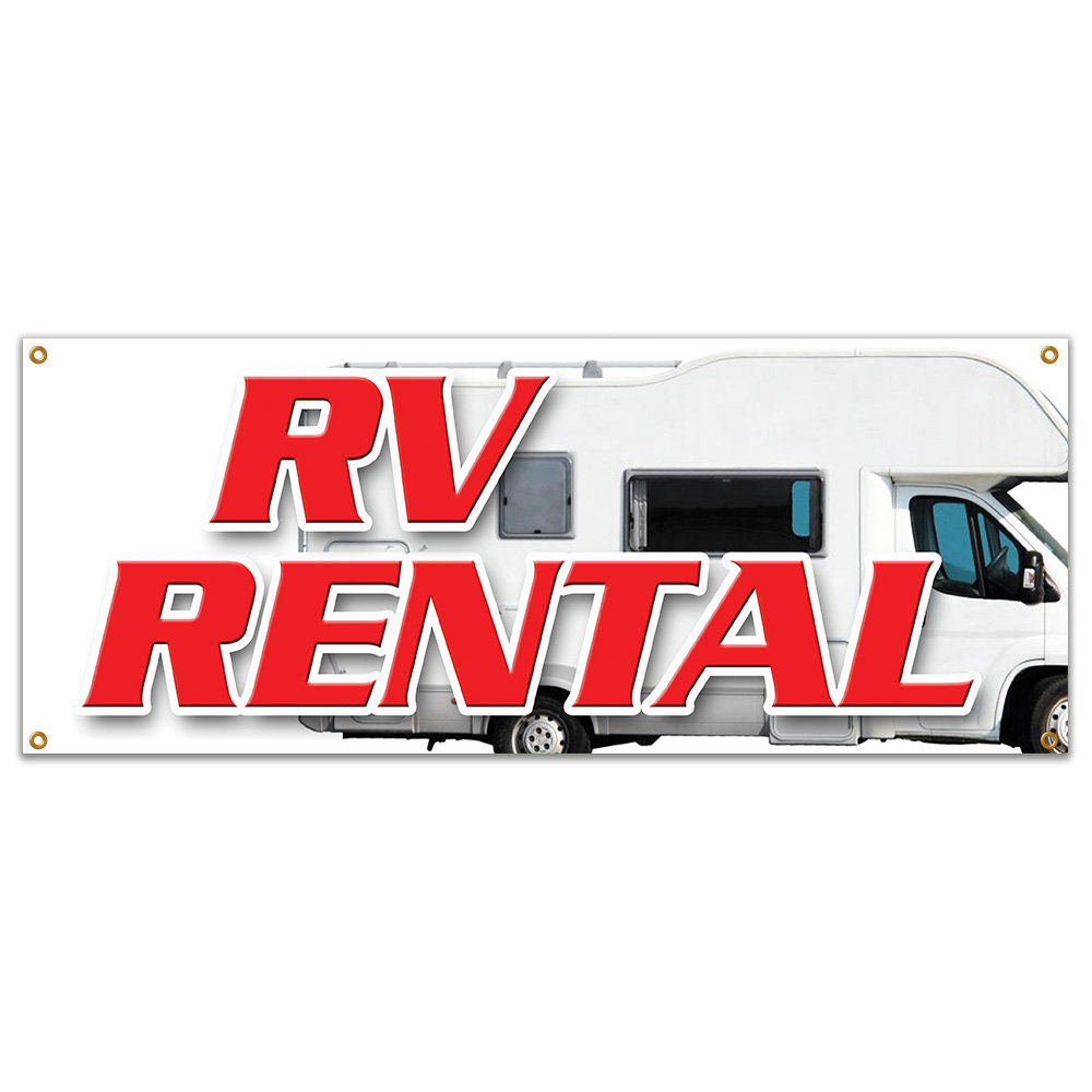 SignMission RV Rental Banner Sign | Wayfair