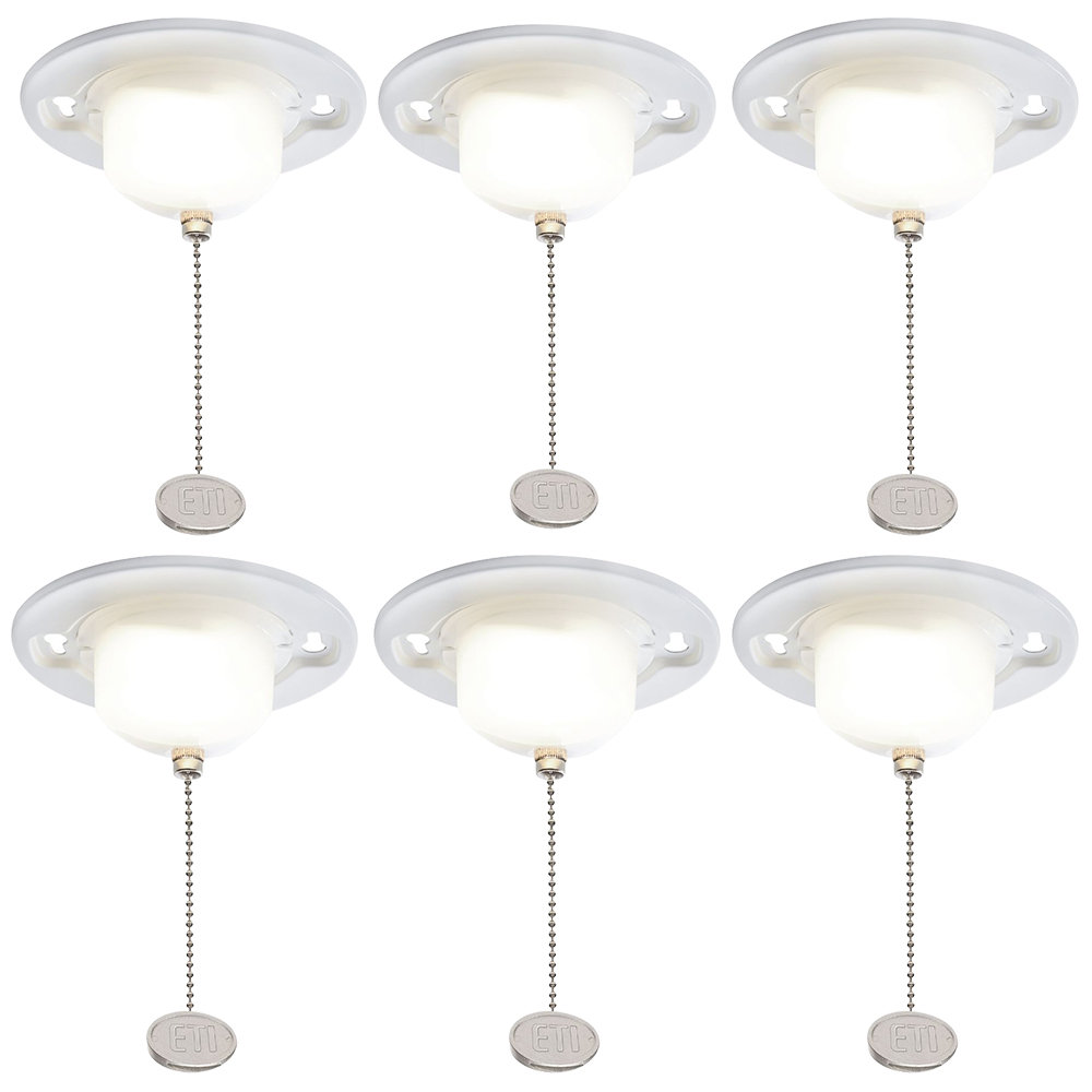 Wrought Studio Malakhai 5 In. Closet Light With Pull Chain Led Flush ...