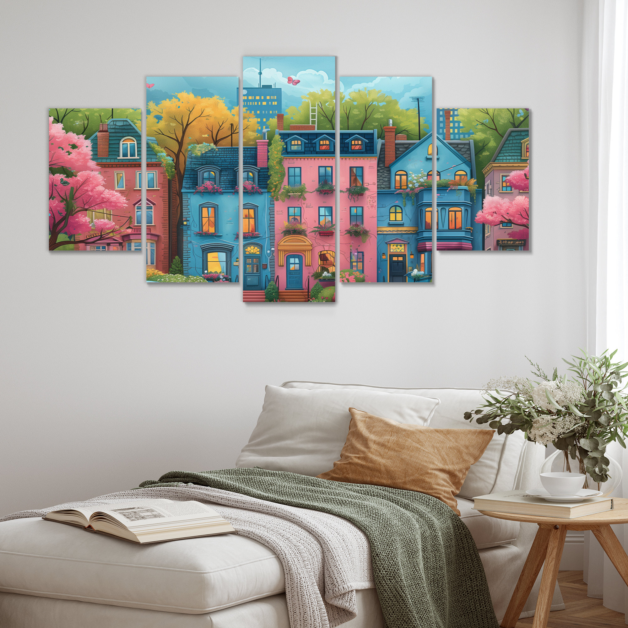 Winston Porter Pink Toronto Cityscape View III - City Toronto Wall ...