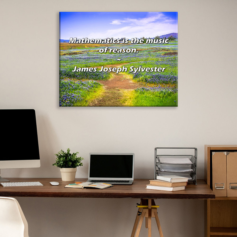 Ophelia & Co. Artsy Quote "Mathematics is the music of reason." By ...