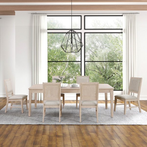 Red Barrel Studio® Duston 7-Piece Dining Table Set | Wayfair