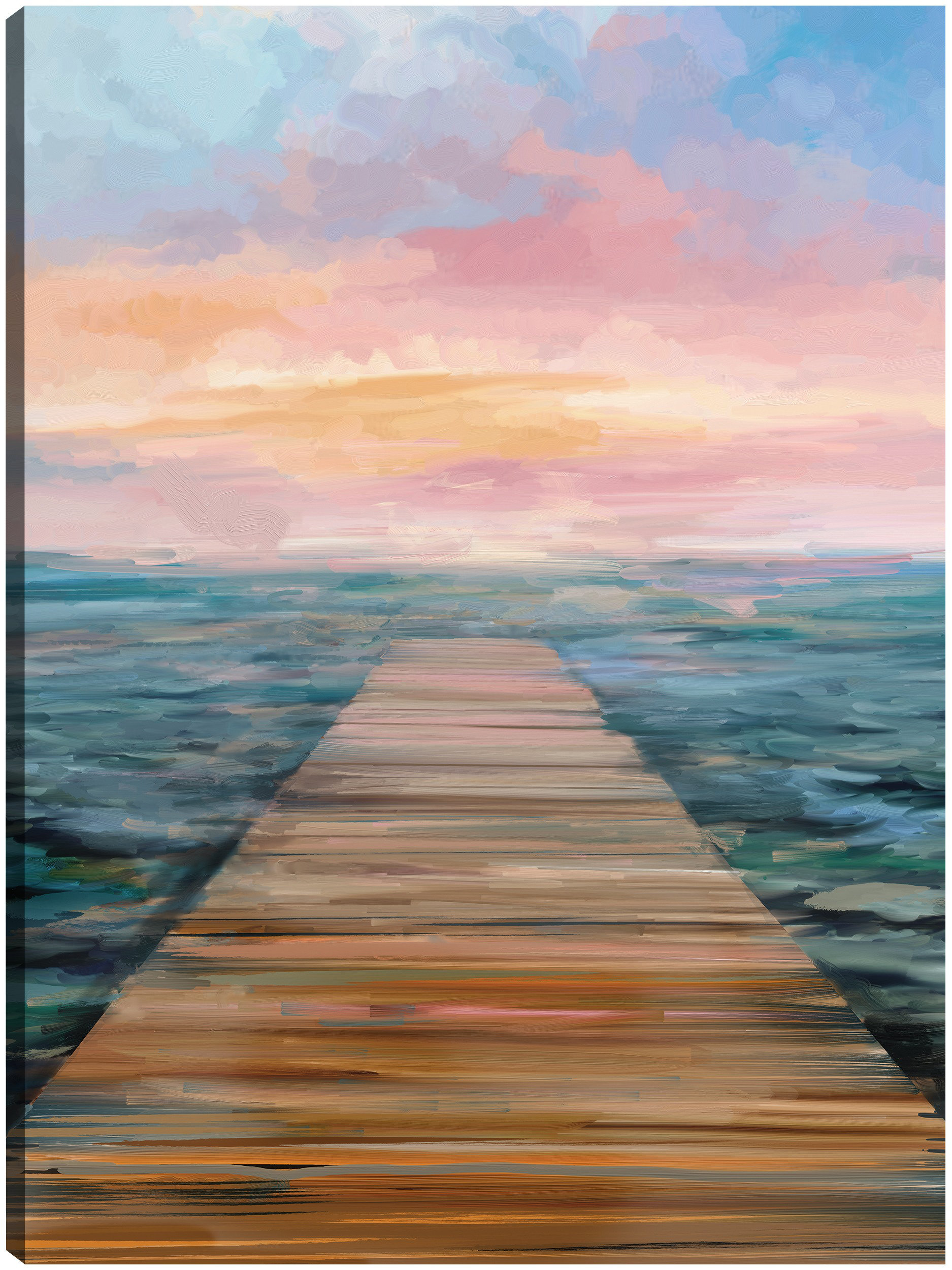 Dovecove In The Distance by Studio Arts Canvas Art Print | Wayfair