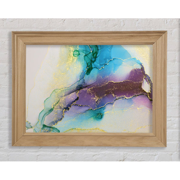 Bright Star Stunning Gold Glitter Blues - Single Picture Frame Art ...