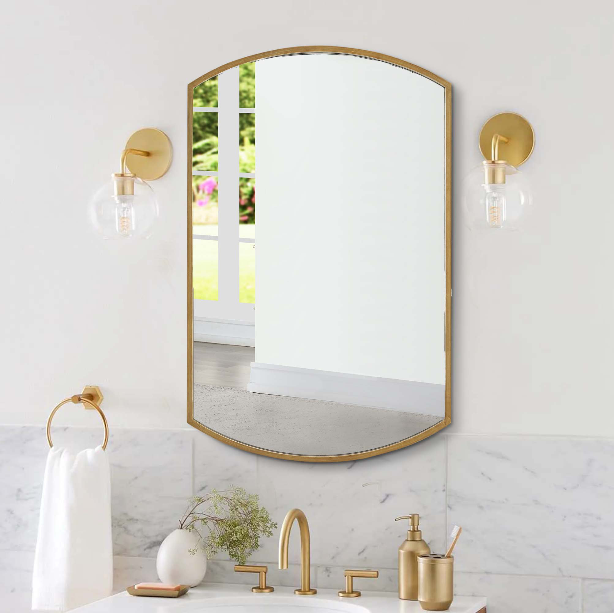 Willa Arlo™ Interiors Williams Rectangle Metal Wall Mirror & Reviews ...