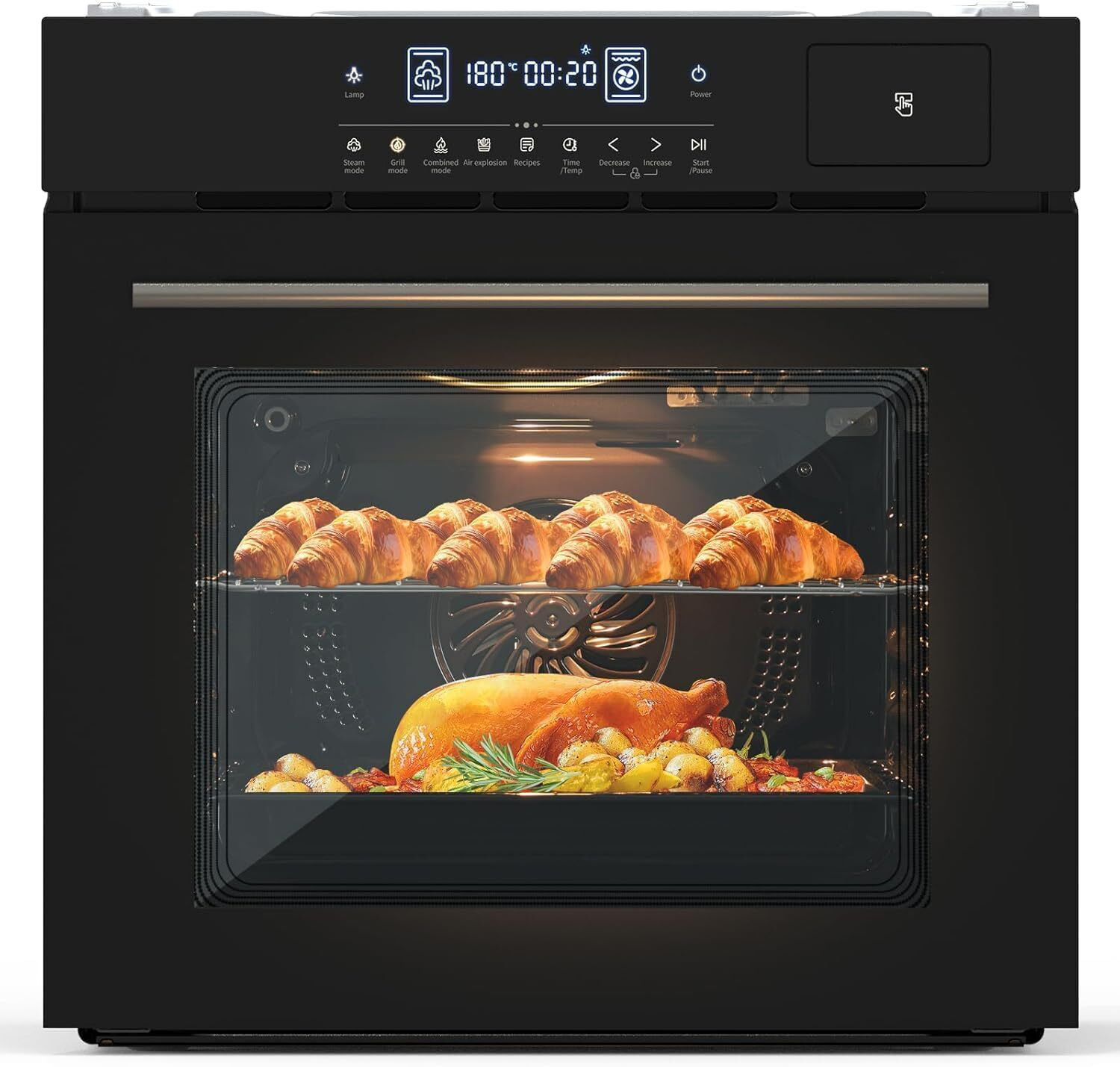 Zstar 24" Single Wall Ovens, With 2.5 Cu.Ft., 3000W 240V - Wayfair Canada