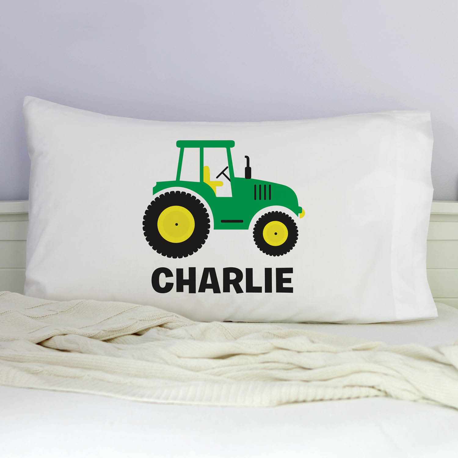 CPS Personalized Tractor Pillowcase | Wayfair