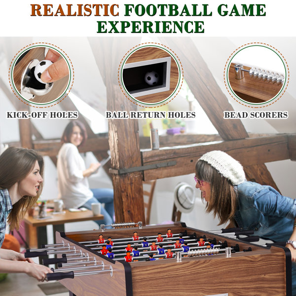 Raychee 58 Inch Large Size Foosball Table For Adults, Competition Full ...