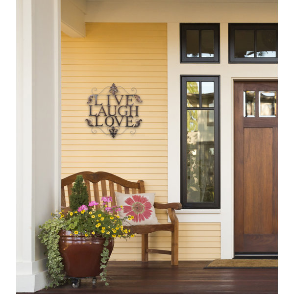 Fleur De Lis Living Live Laugh Love Wall Décor & Reviews | Wayfair