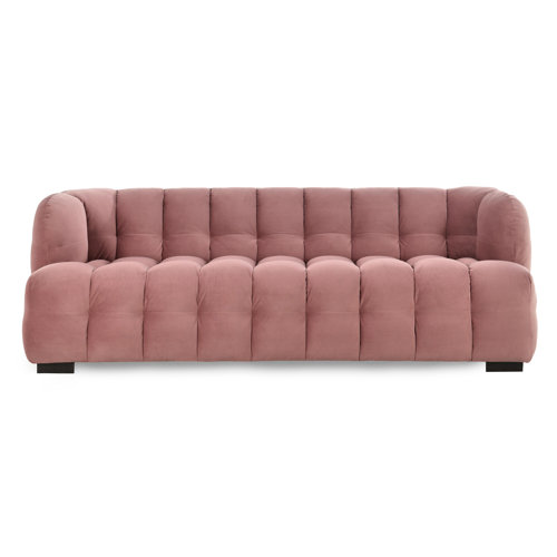 Classic Home Petra Velvet 89" Sofa Blush | Perigold
