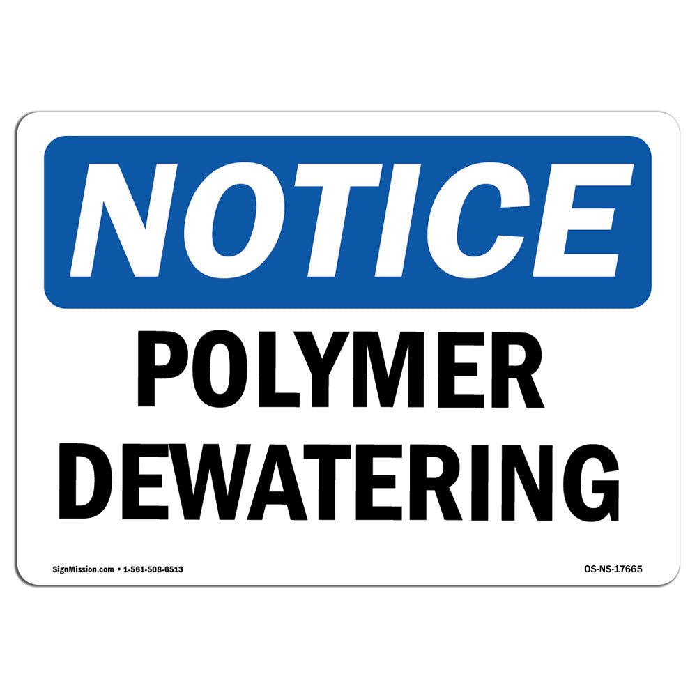 SignMission Polymer Dewatering Sign | Wayfair