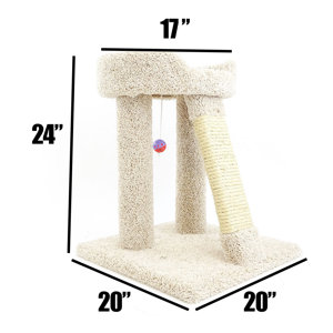 New Cat Condos 24" Premier Elevated Cat Perch & Reviews | Wayfair