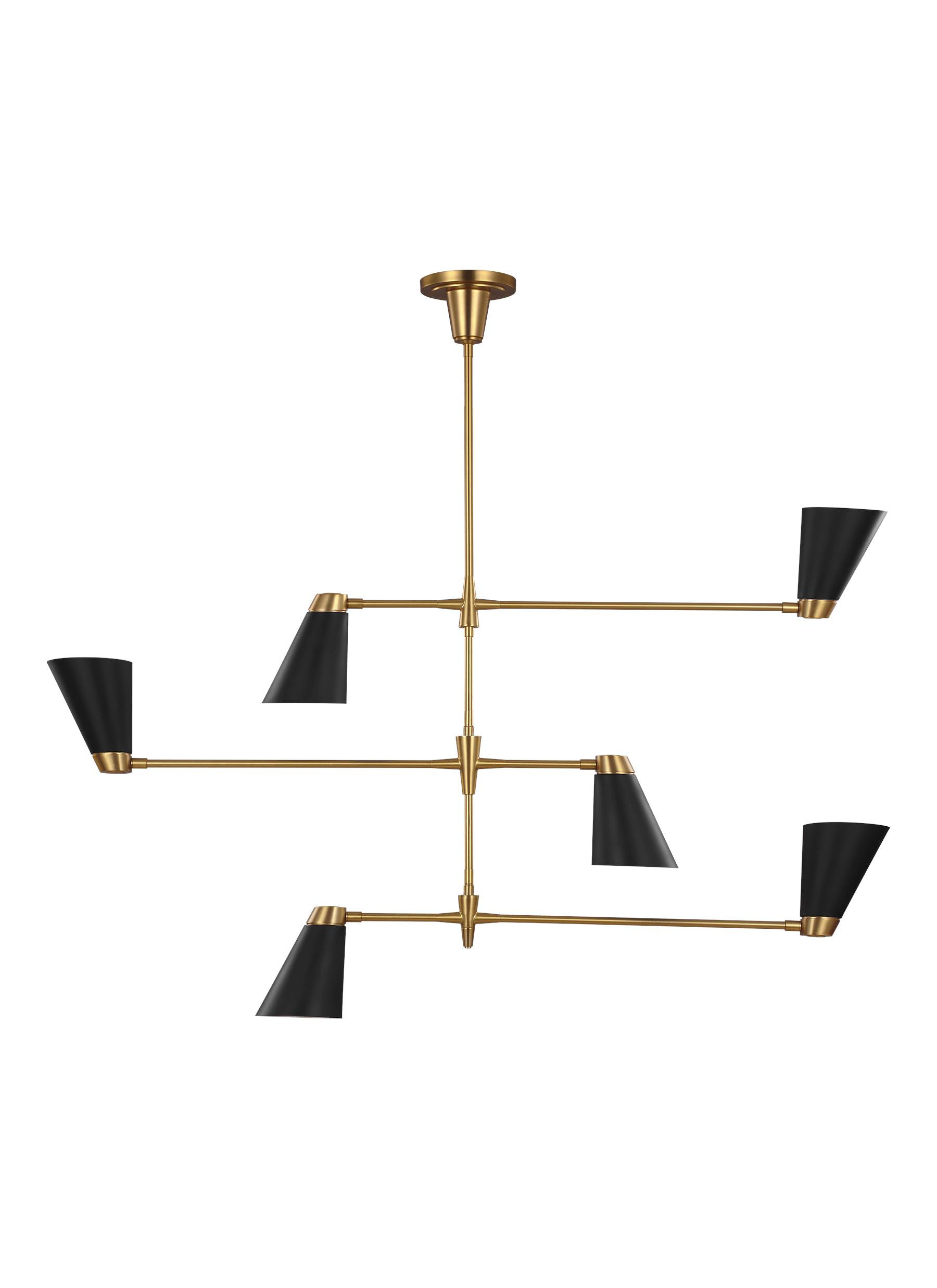 Birch Lane™ Reece 6 - Light Unique / Statement Modern Linear Chandelier ...