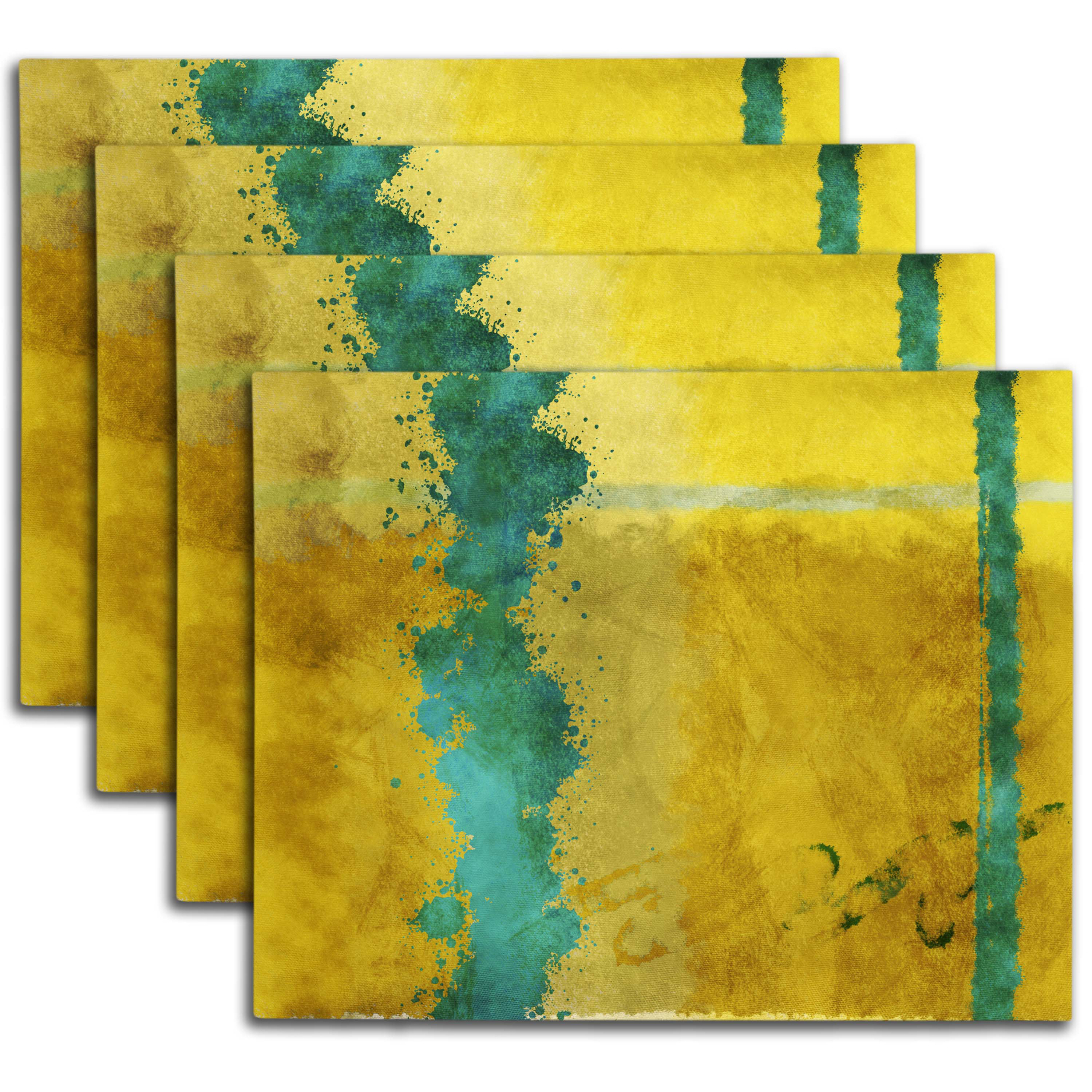 LeRoi Products Power Know-how Modern Designer Two-Ply, 14x18 Placemat ...