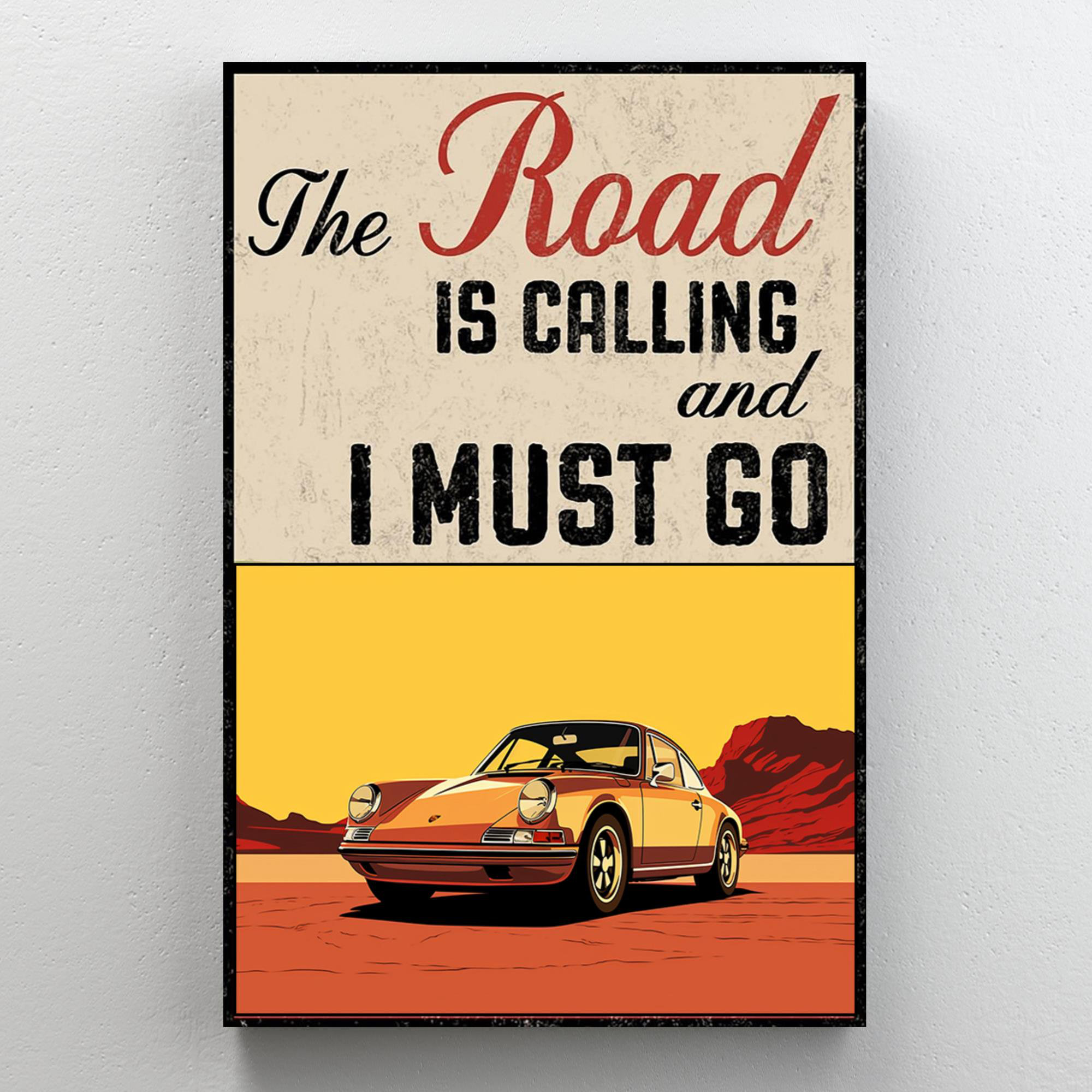 Trinx Car The Road Is Calling 1 | Wayfair