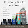 Rebrilliant Spring-Loaded Fridge Drink Organizer With Rolling Dispenser ...