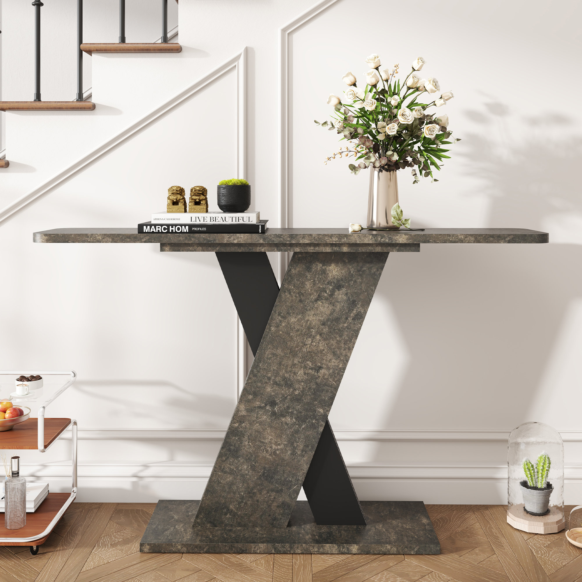Ebern Designs 55" Console Table - Wayfair Canada
