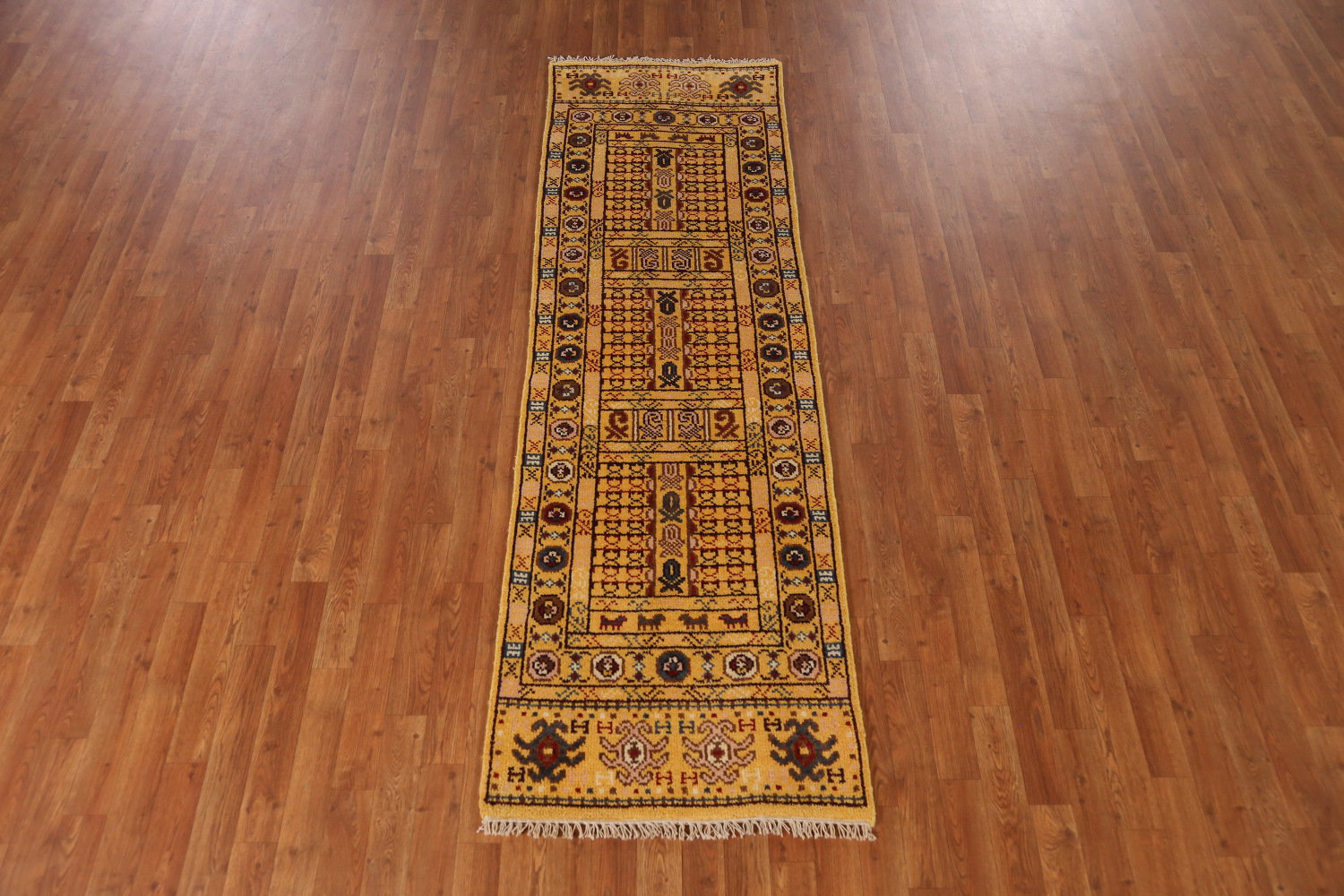 Bloomsbury Market Geometric Traditional Indian Runner Rug 2x8 | Wayfair