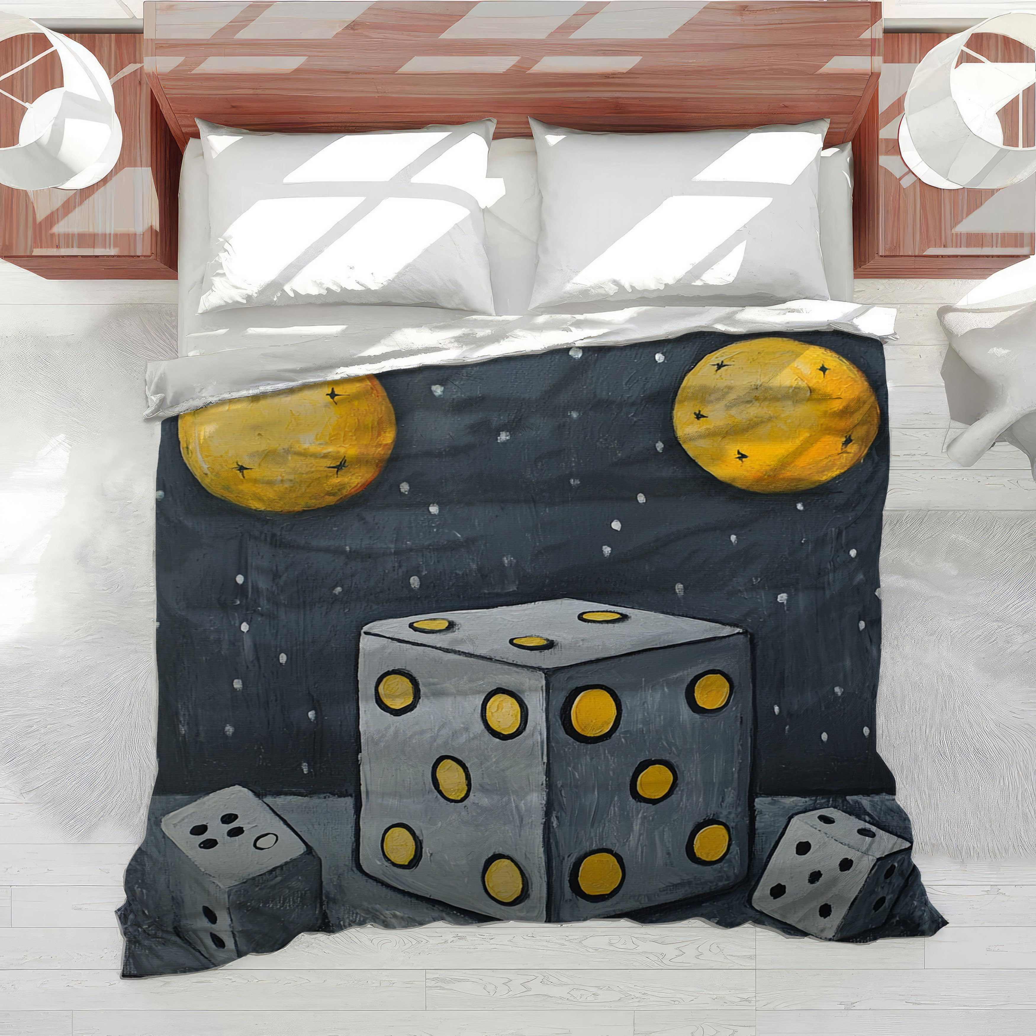 VisionDecor Chess Bedding Contemporary Duvet Cover Minimalist | Wayfair