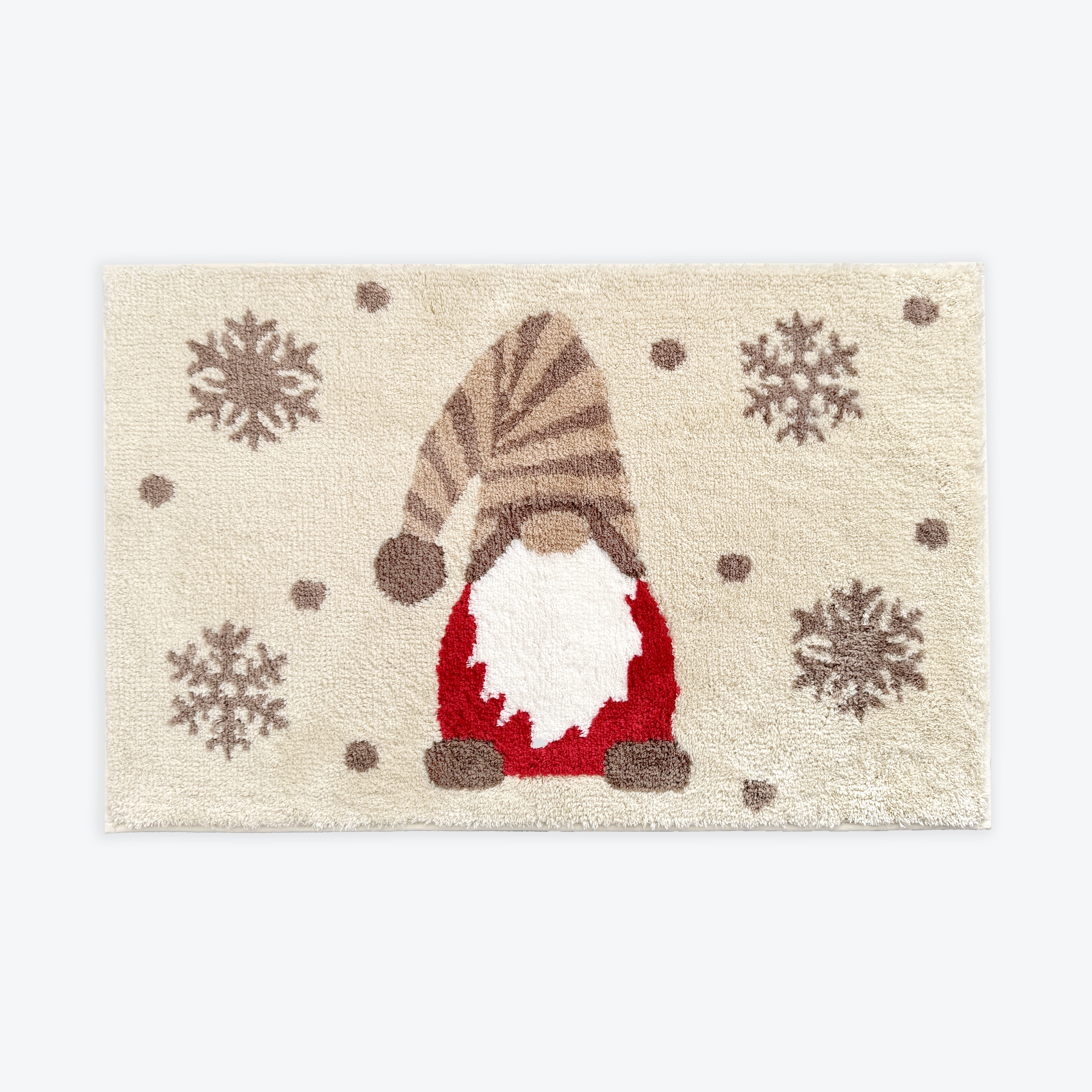 Lily Manor Neutral Gonk Christmas Bath Mat | Wayfair.co.uk
