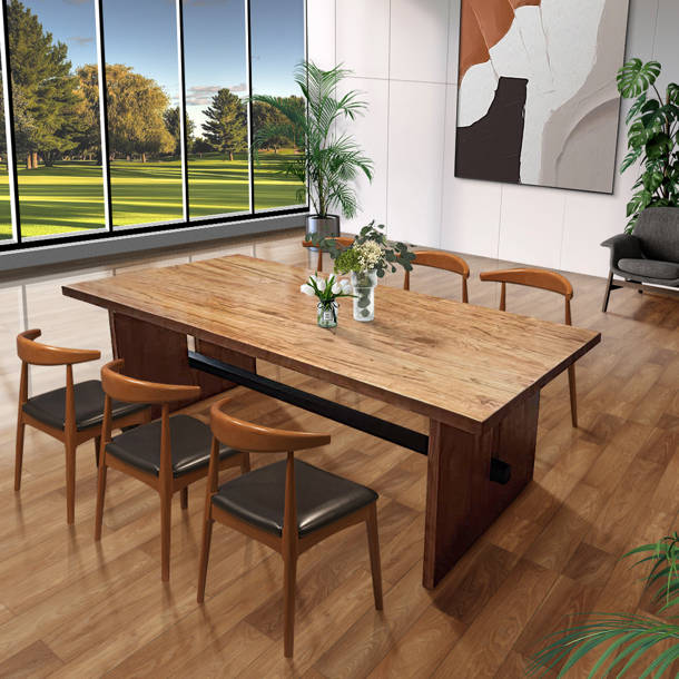 Loon Peak® Solid Wood Dining Table | Wayfair