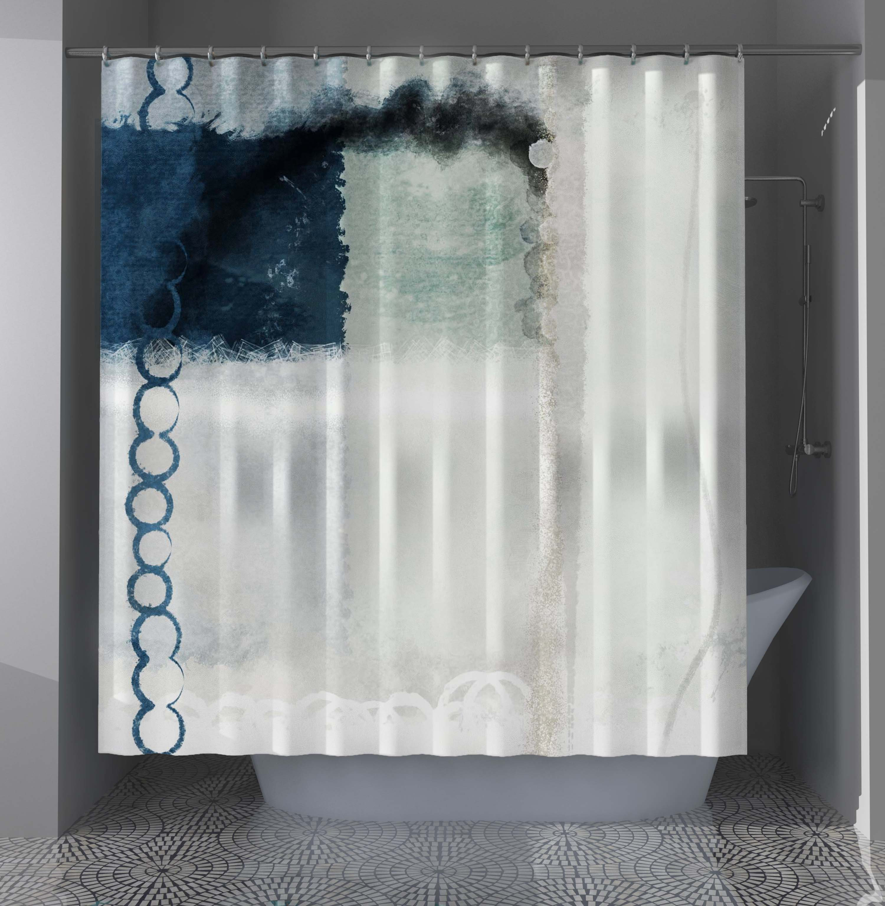 LeRoi Products Invigorating Miracle Designer Shower Curtain | Wayfair