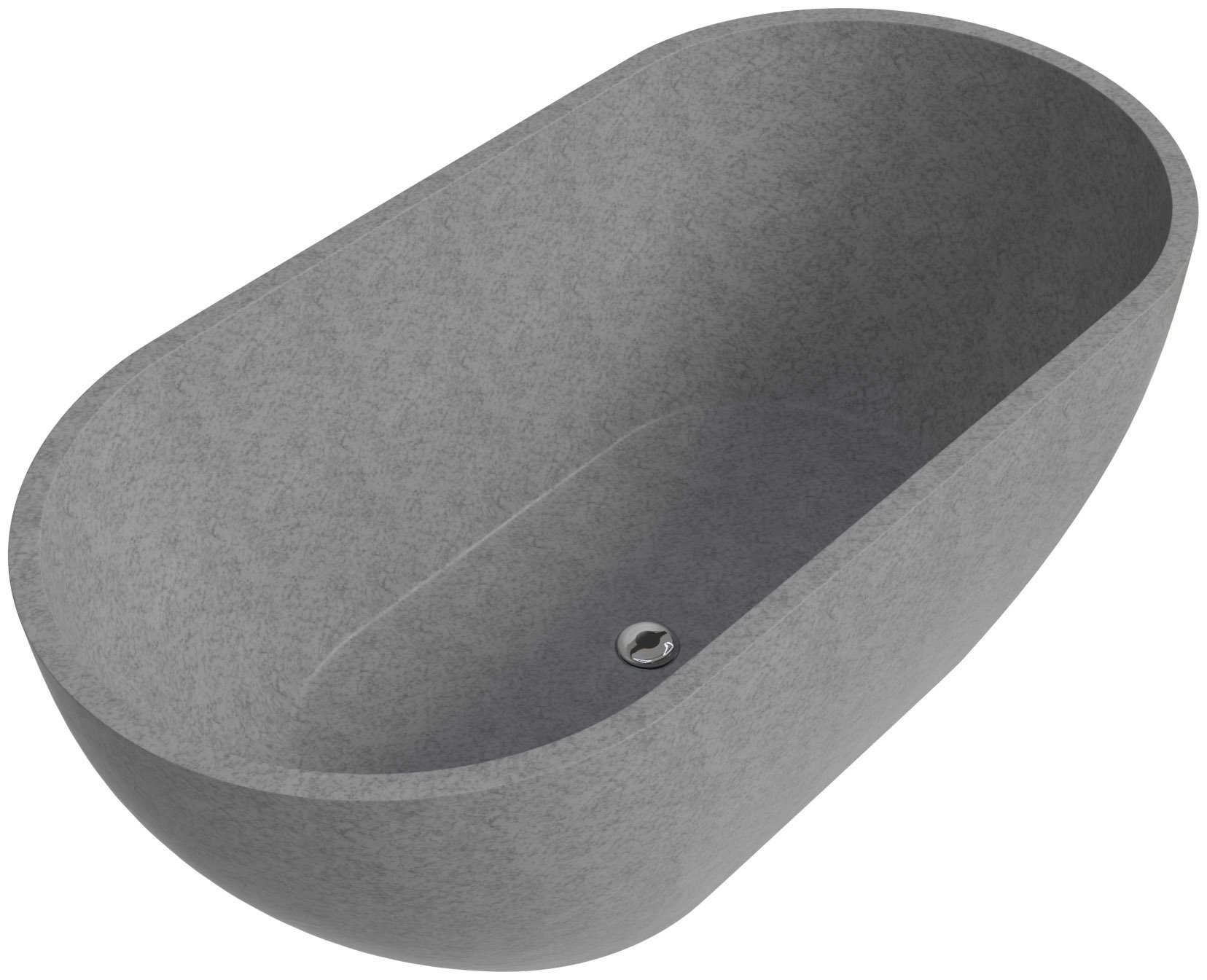 Alfi Brand 59'' x 29.5'' Soaking Stone Bathtub | Wayfair