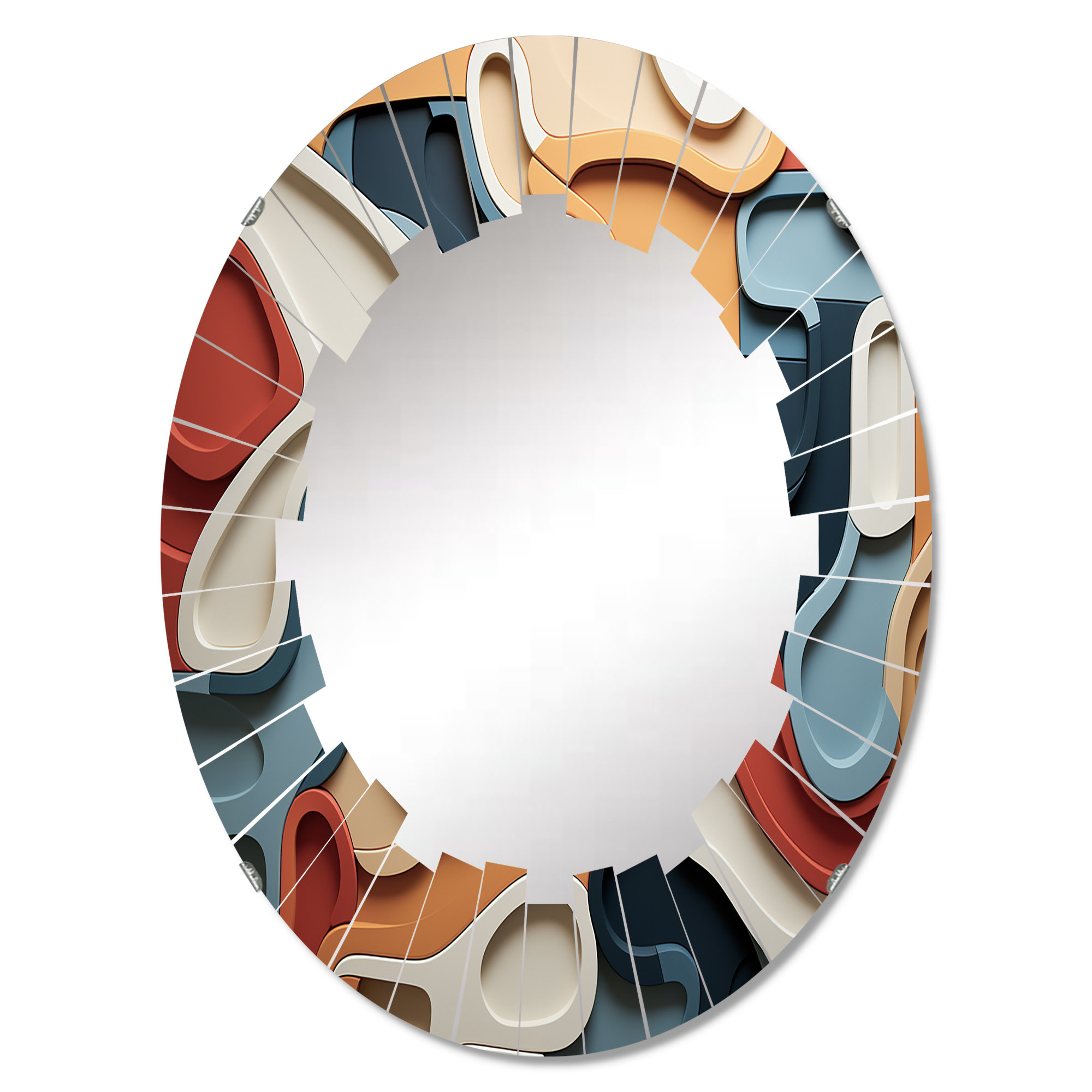 East Urban Home Cador - Modern Wall Mirror Oval | Wayfair