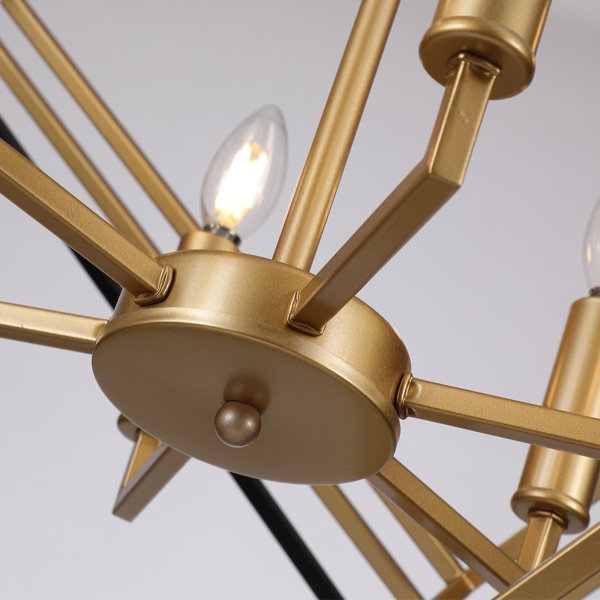 Gracie Oaks 5 - Light Unique / Statement Geometric Chandelier | Wayfair