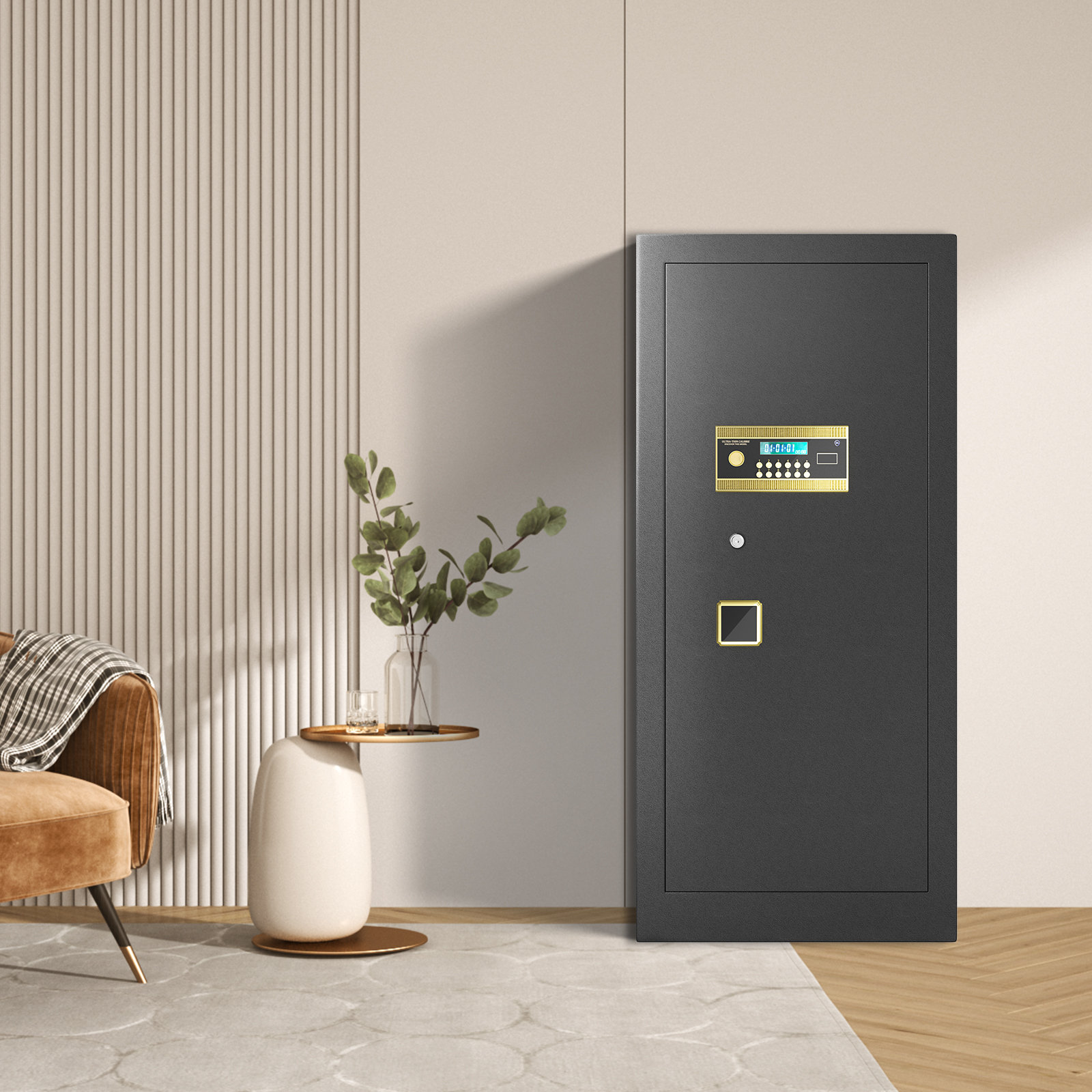 Re Labida Floor Large Security Safe, Password & Key Safe,with An ...