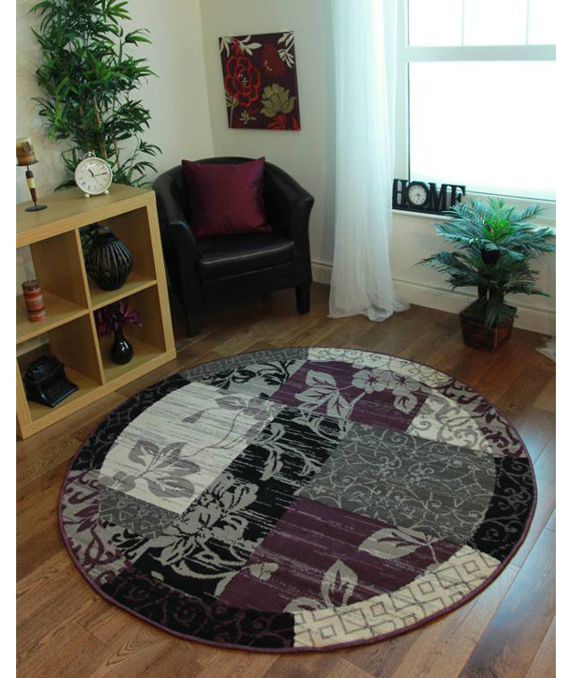 Longweave Hamish Purple/Grey Rug & Reviews | Wayfair.co.uk