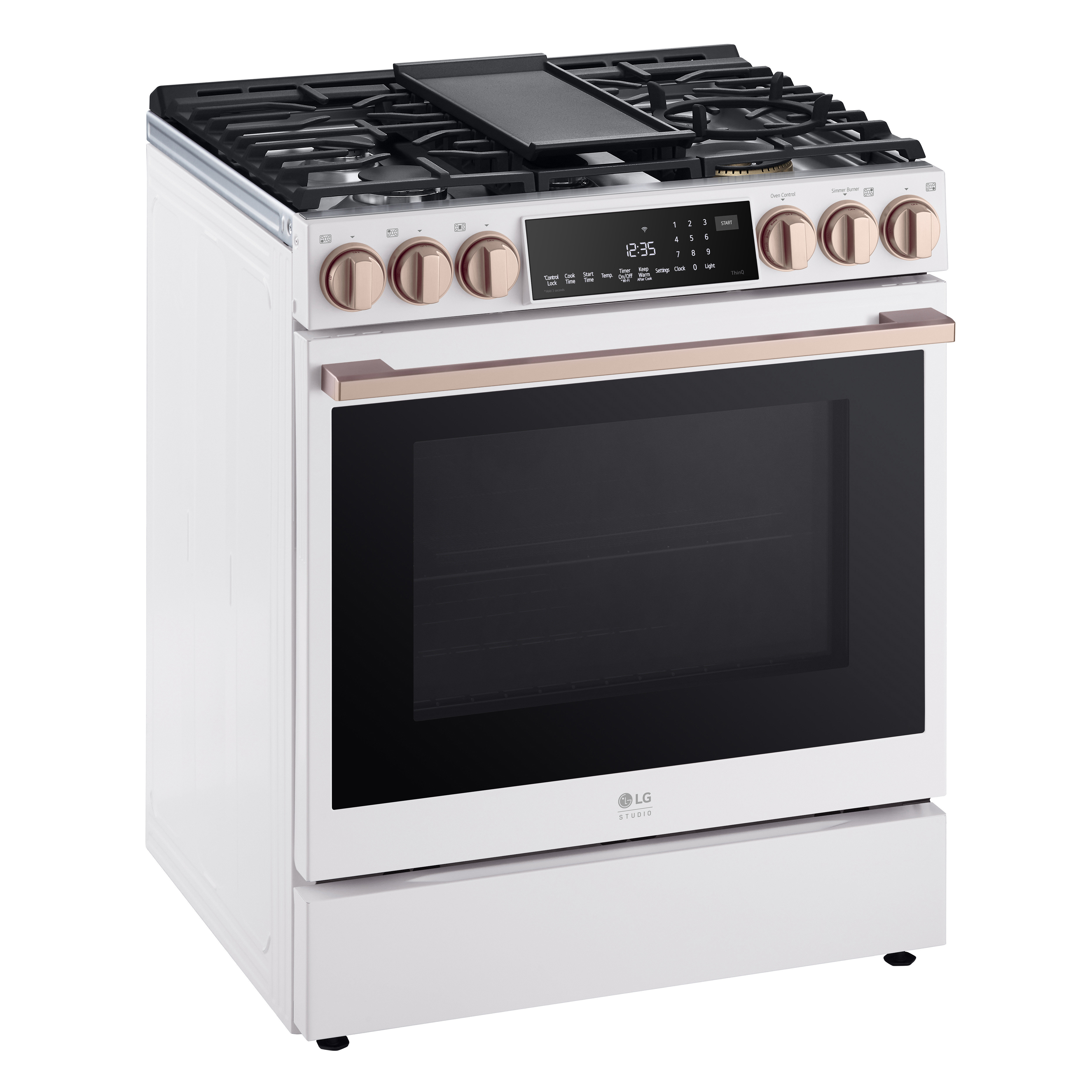 LG STUDIO InstaView® Gas Slide-in Range with ProBake Convection® and ...
