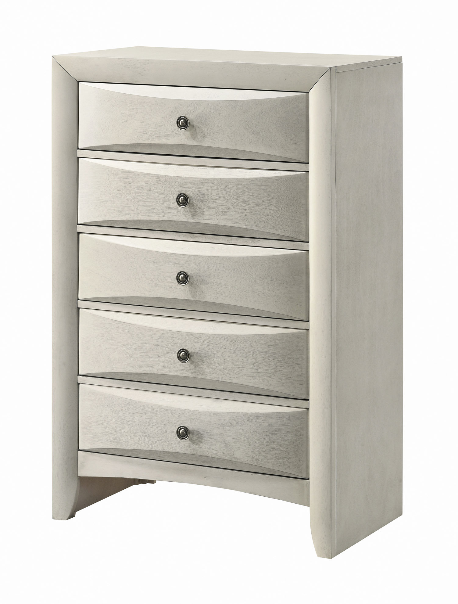 Red Barrel Studio® 1Pc Contemporary Neutral White Finish Curved Drawer ...