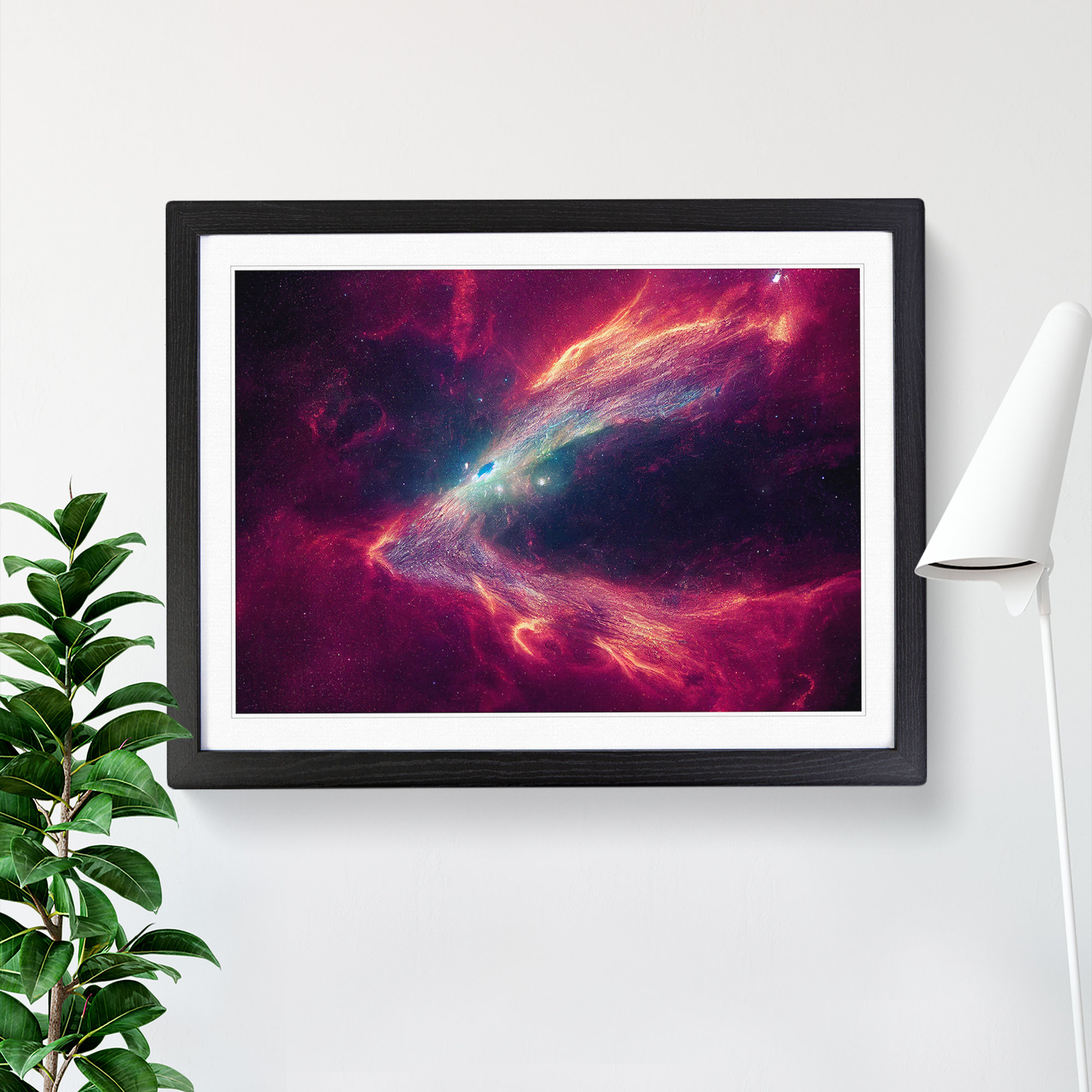 Metro Lane Wonderful Universe - Picture Frame Painting | Wayfair.ie