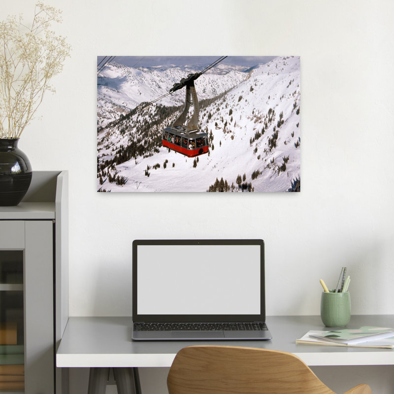 Ivy Bronx Overhead Cable Car In A Ski Resort Snowbird Ski Resort Utah ...