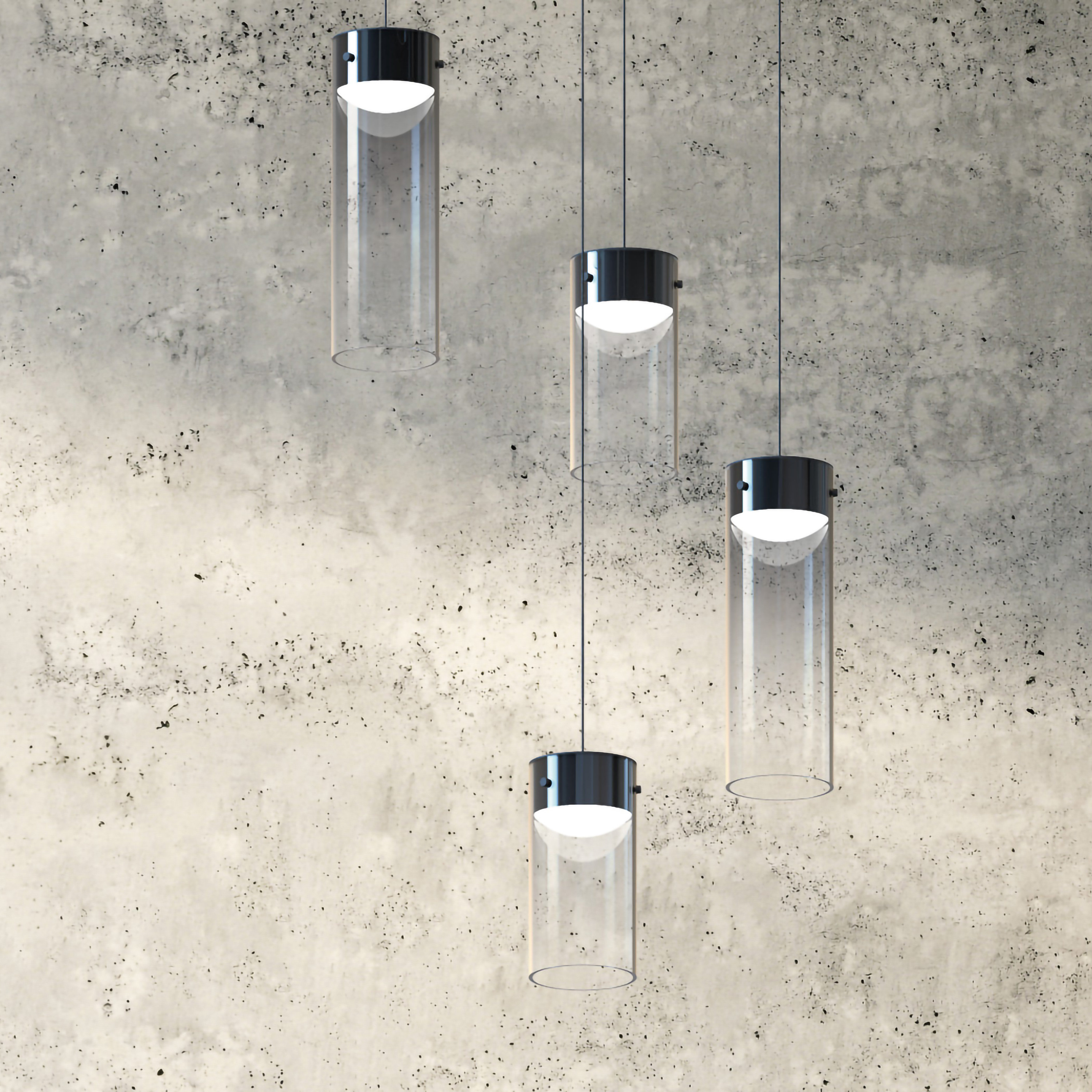 Brayden Studio® Delonda 9 - Light Gunmetal LED Cluster Pendant | Wayfair